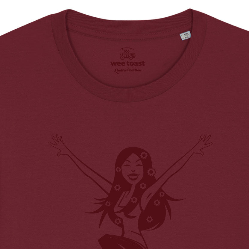 Super Soft Organic Limited Edition Tee in Burgundy - Wee Toast Lana De ...